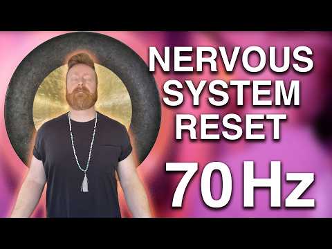 70 hz Nervous System Reset | Healing Gong Bath Meditation to Calm the Mind
