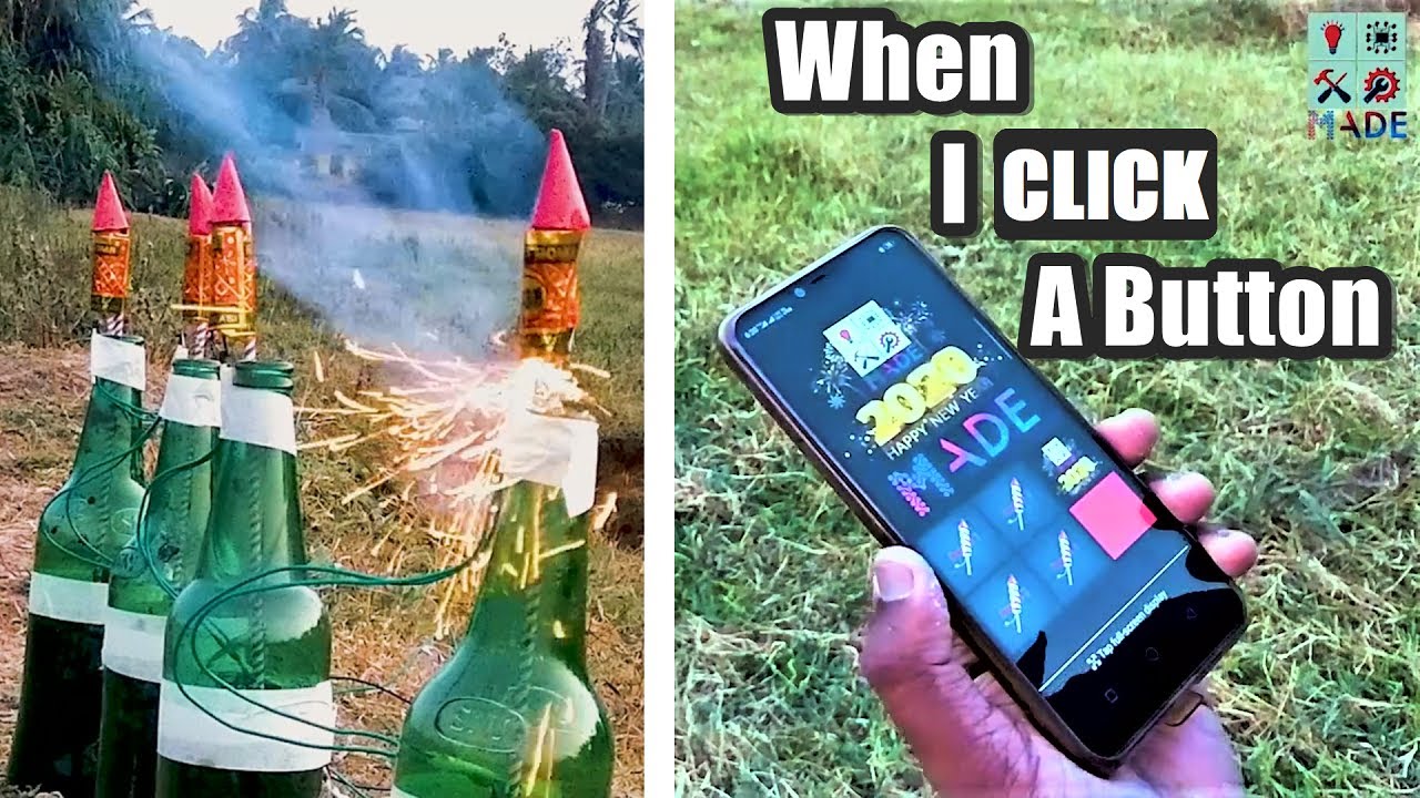 Crackers Controlled by Android Phone - YouTube