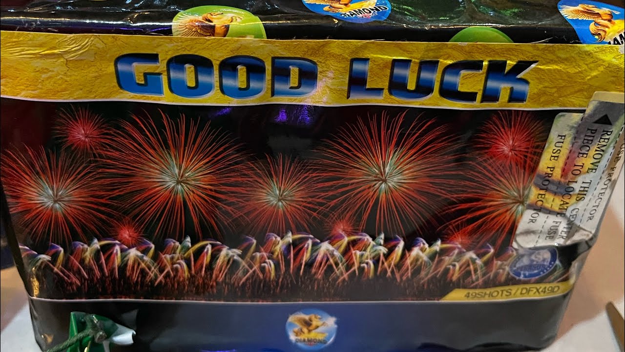 Diamond Fireworks Good Luck (49 shots) - Happy New Year 2023 - YouTube
