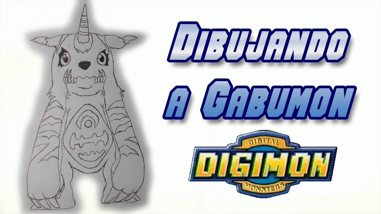Digimon | Dibujando a Gabumon | Drawing Gabumon - YouTube