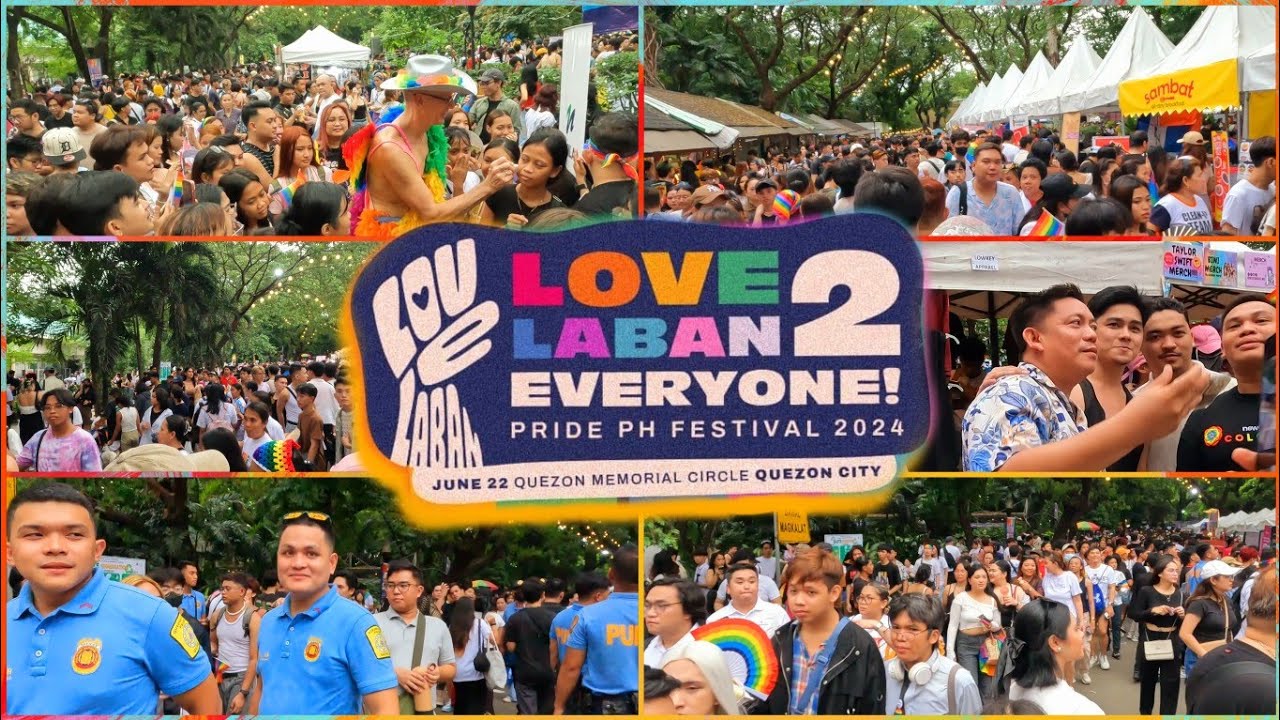 LOVE LABAN 2 EVERYONE! PRIDE PH 🇵🇭 PRIDE EXPO 2024 🌈 Walking Around QC ...