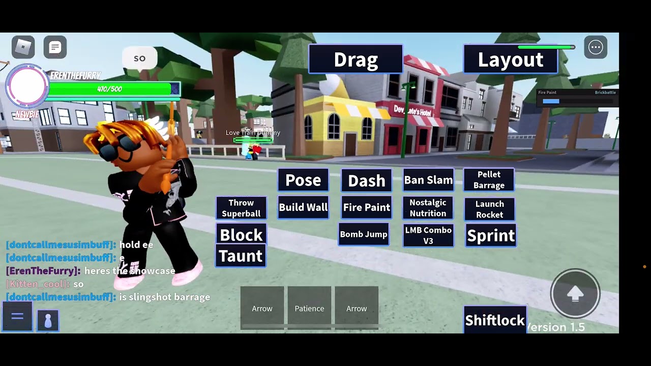 [AUT] brick battle showcase + mini combo #roblox #aut #auniversaltime ...