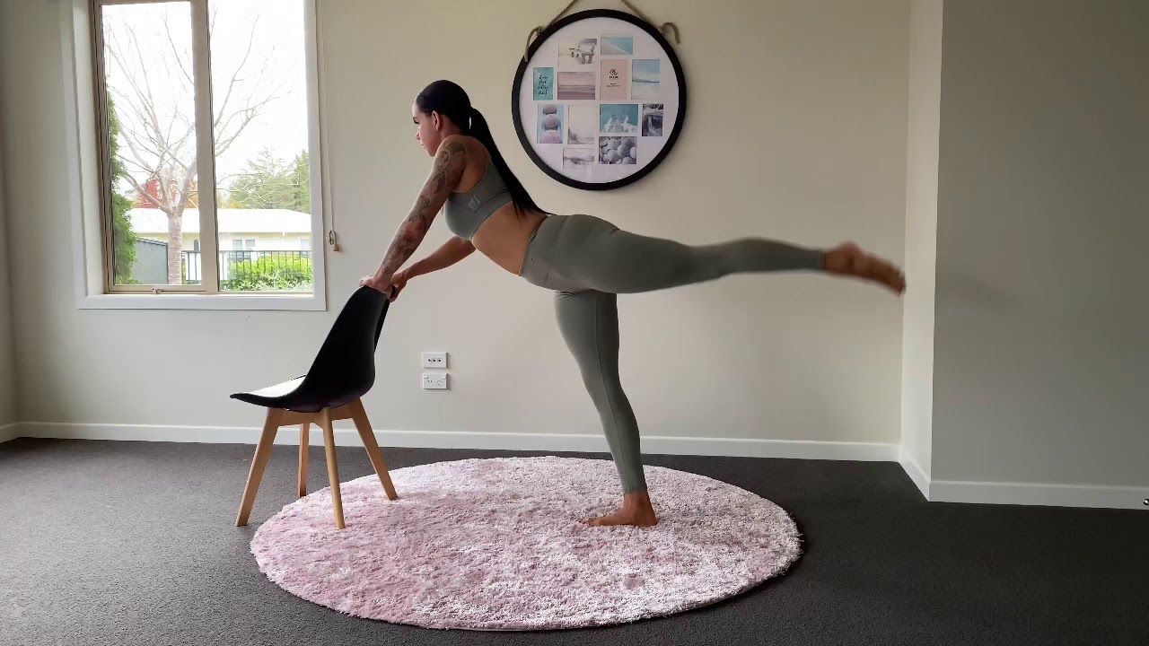 PF straight leg toe tap - YouTube