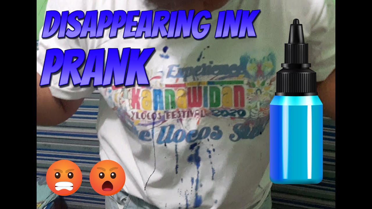 Disappearing Ink Prank on her (She's Mad LOL) - YouTube