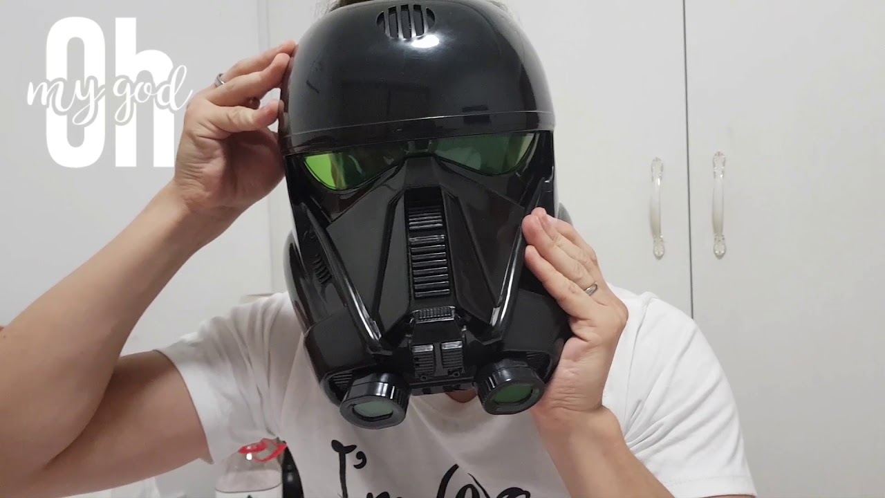 STARWARS ROGUE ONE Starwars Imperial Death Trooper voice changing Mask ...