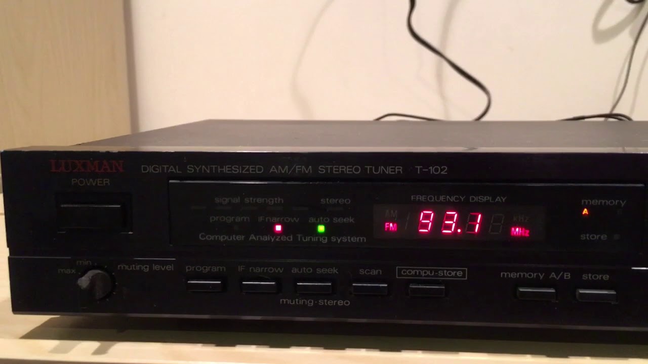 Luxman T 102 - YouTube