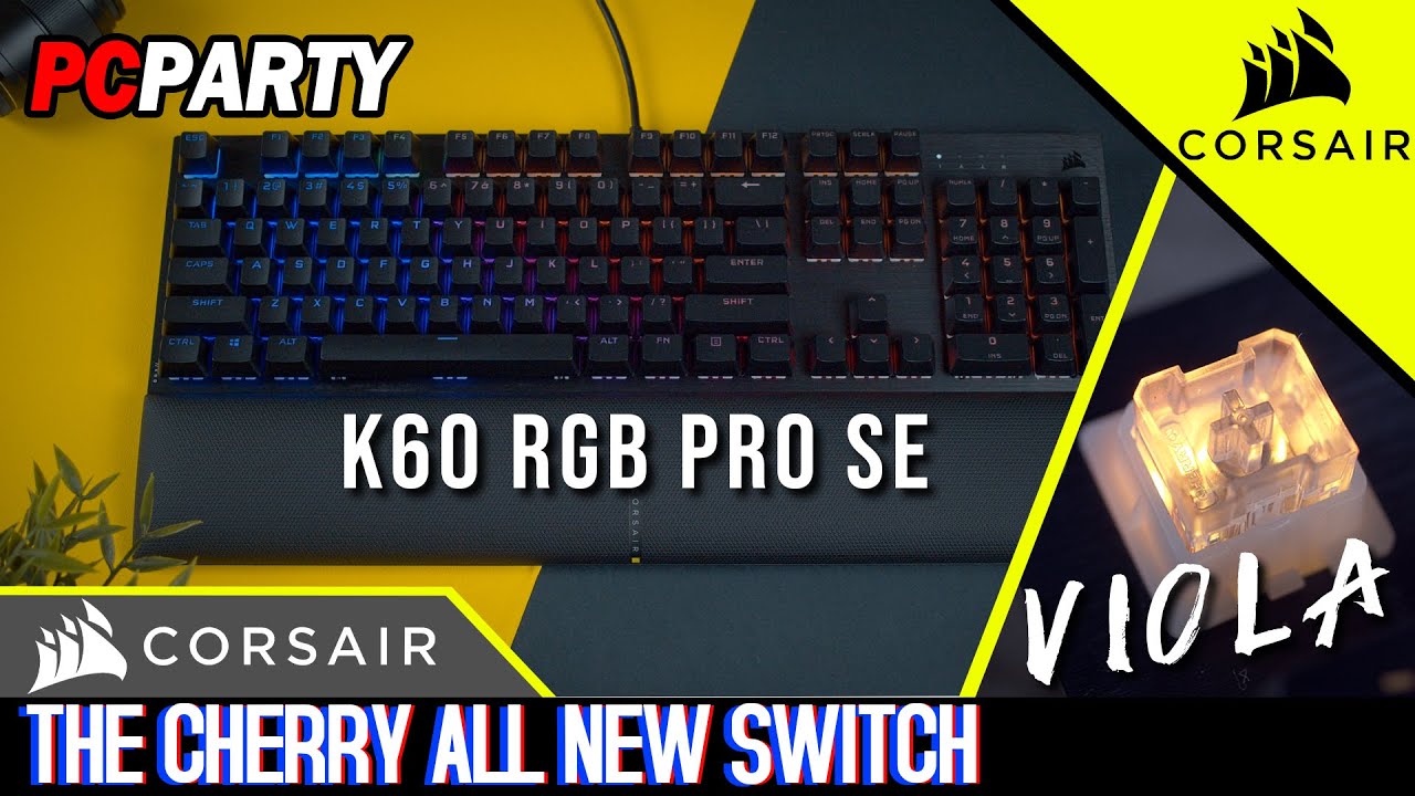 【電競543】THE CHERRY ALL NEW SWITCH 「VIOLA Switch」《K60 RGB PRO SE ...