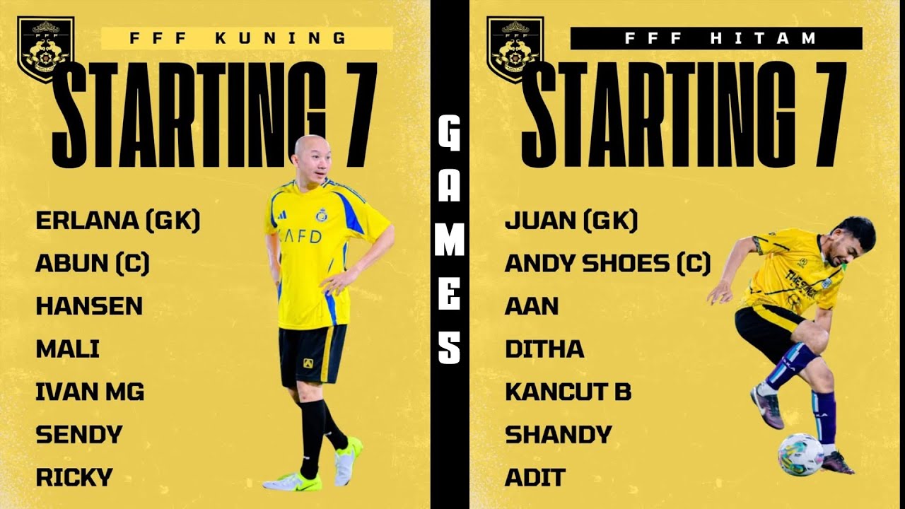 🔴((SERUUU ))GAME 5//TIM KUNING VS TIM HITAM //GAME INTERNAL FAMILY FUN FOOTBALL// - YouTube