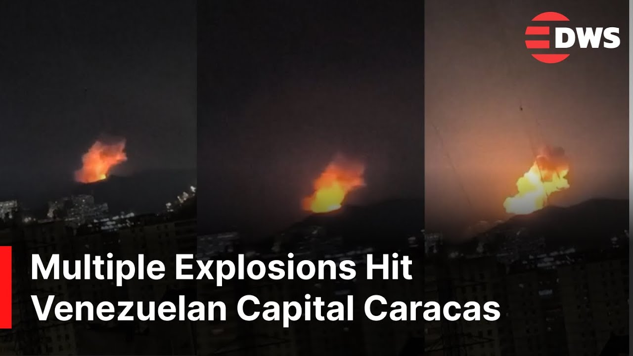 BREAKING NEWS: Multiple Explosions Shake Venezuelan Capital Caracas ...