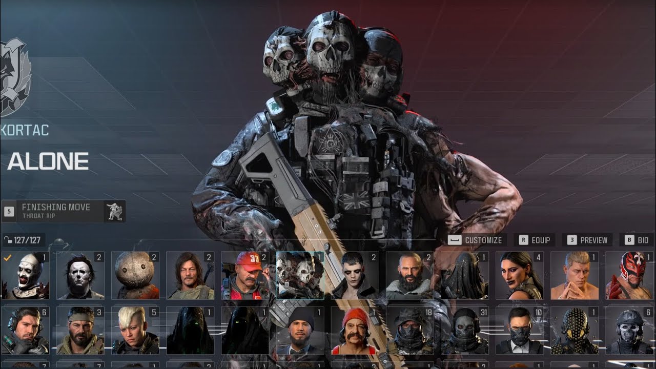 THREE HEADED GHOST "ALONE" OPERATOR BLACKCELL BUNDLE IN MODERN WARFARE ...
