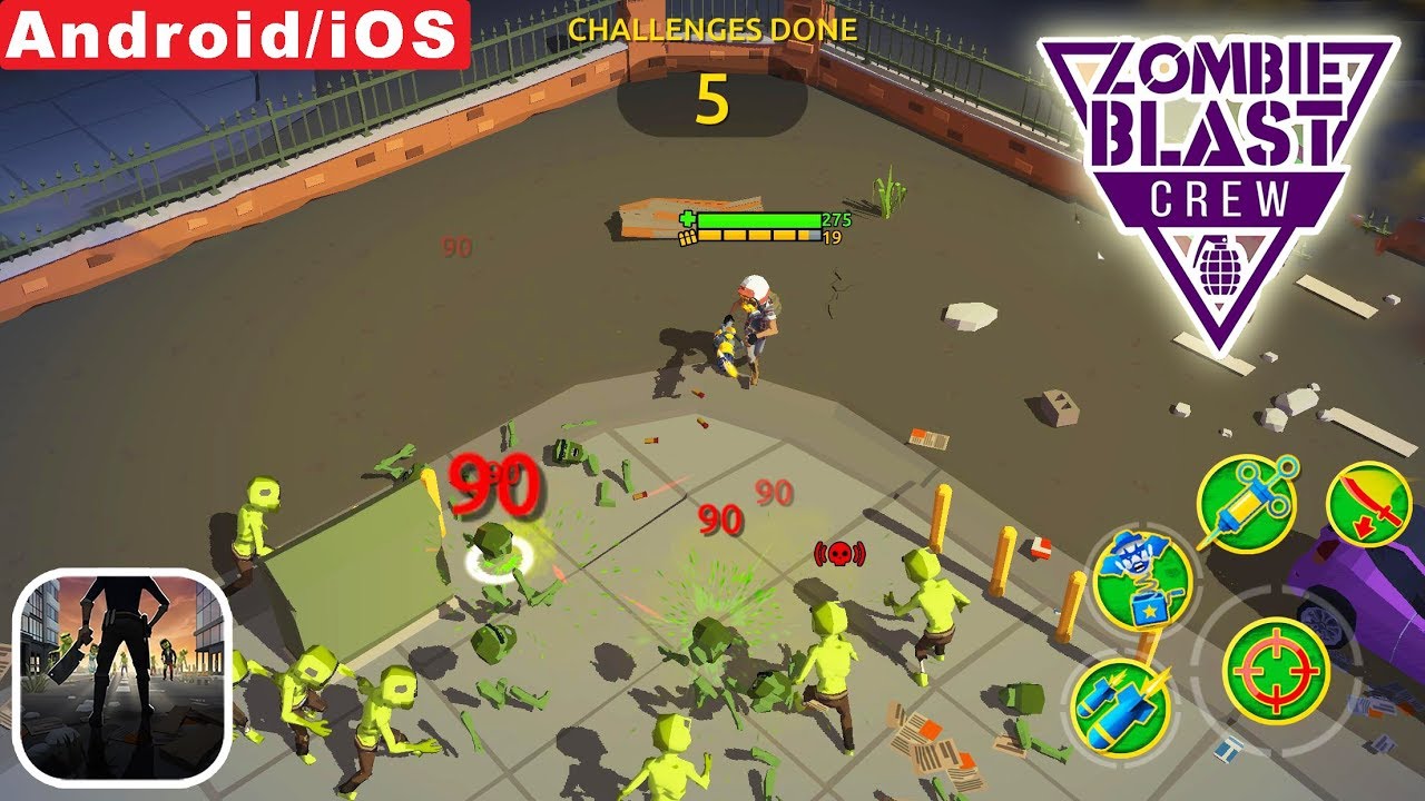 Zombie Blast Crew (Android/iOS) Gameplay - YouTube