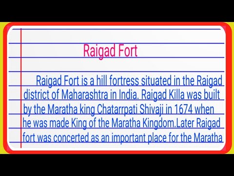 Raigad Fort information in English || रायगड किल्ला माहिती || Killyanchi ...
