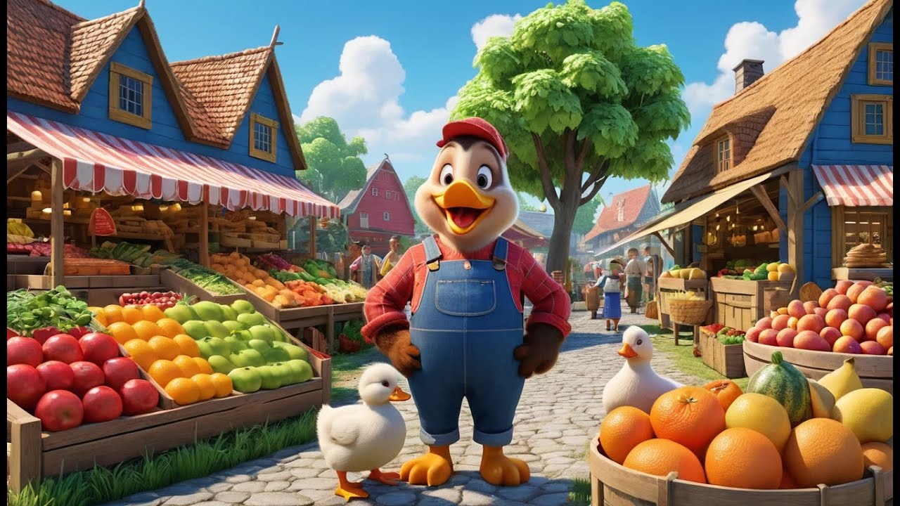 To Market, To Market Rhyme Song | Popular Nursery Rhyme | Educational ...