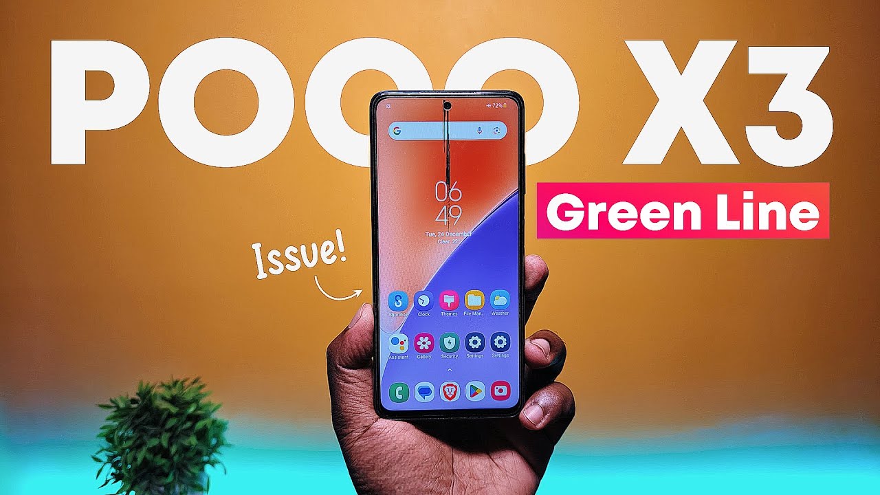 Poco X3 Green Line Issue! - YouTube