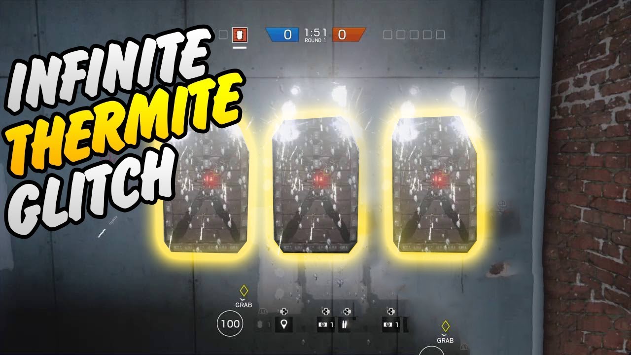 INFINITE THERMITE CHARGE GLITCH!*AFTER PATCH* (Rainbow Six Siege) - YouTube
