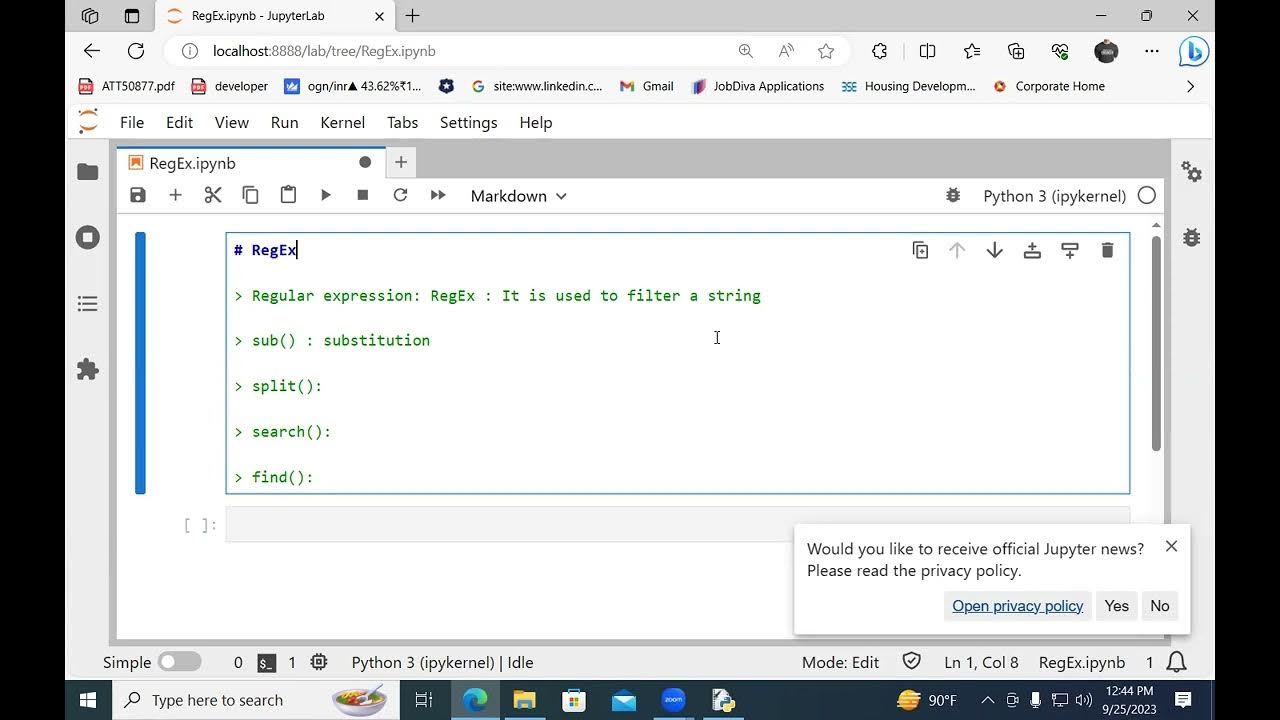 Python Regular Expression RegEx part 1 - YouTube