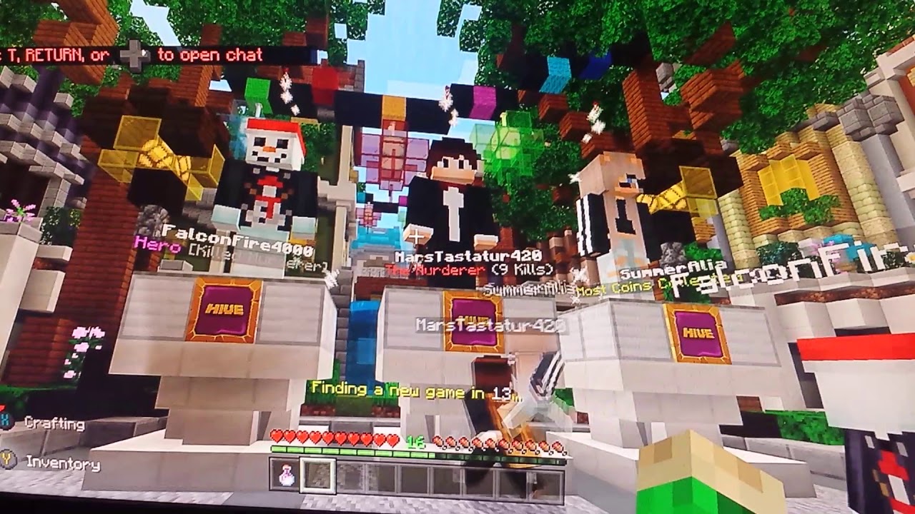 Playing Hive with Baldi part 1 l Minecraft xbox one - YouTube