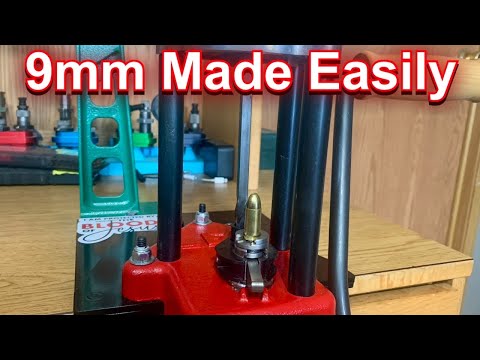 How to Easily Reload 50 Rounds of 9mm on the Lee Classic Turret Press - (Kinda LOL)