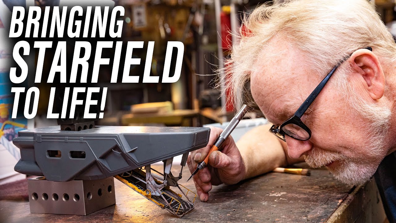 Adam Savage's STARFIELD Spaceship Model: Scratch-Building! - YouTube