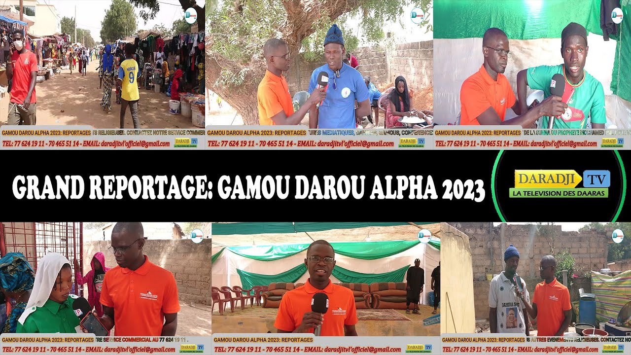 REPORTAGES GAMOU DAROU ALPHA 2023 - YouTube
