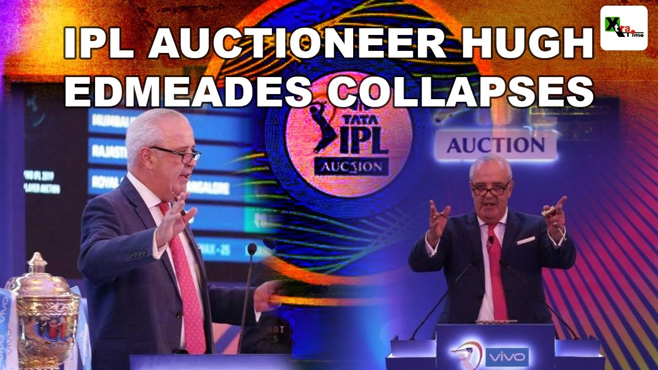Breaking:IPL auctioneer Hugh Edmeades collapses while auctioning IPL ...