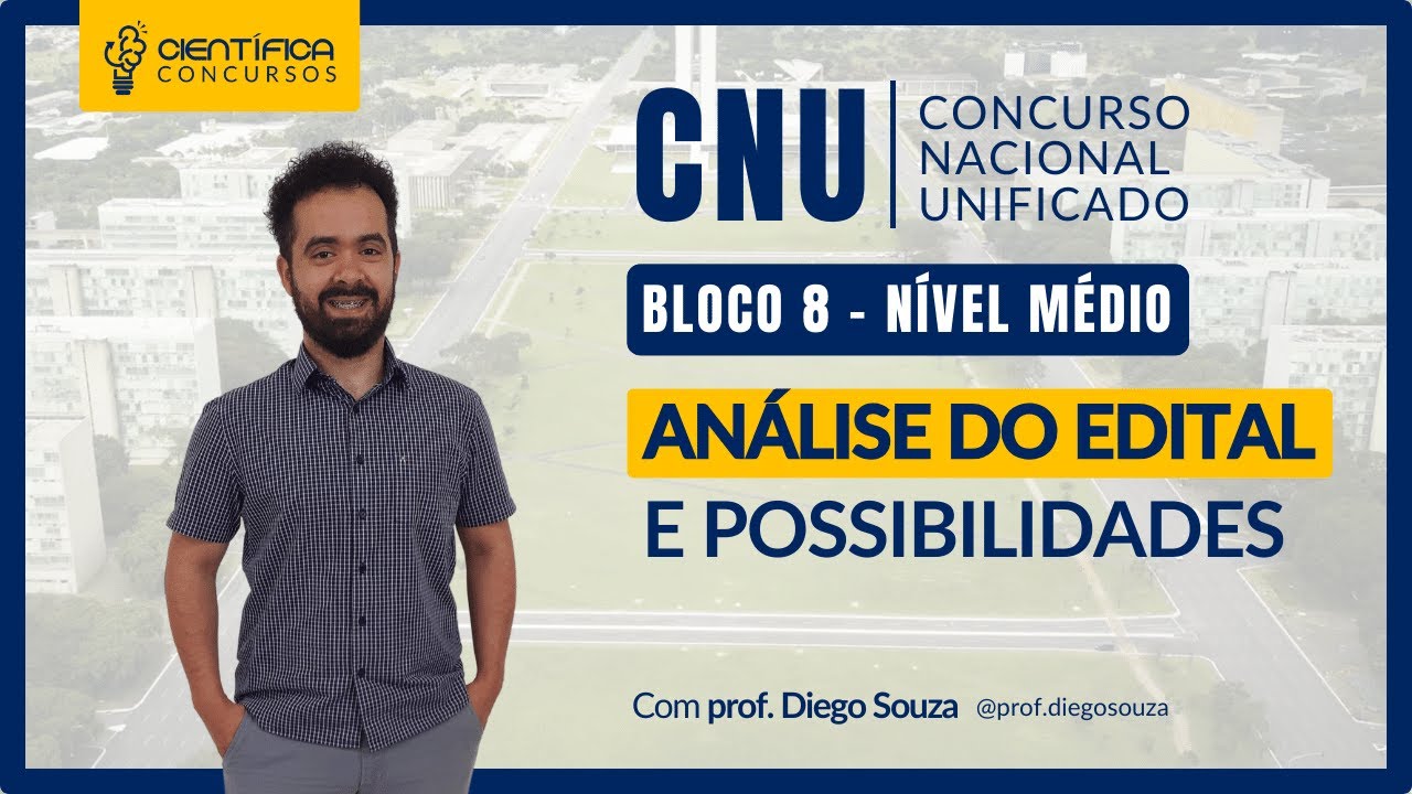 CNU Bloco 8 | Nível Médio | Análise de edital e possibilidades - YouTube