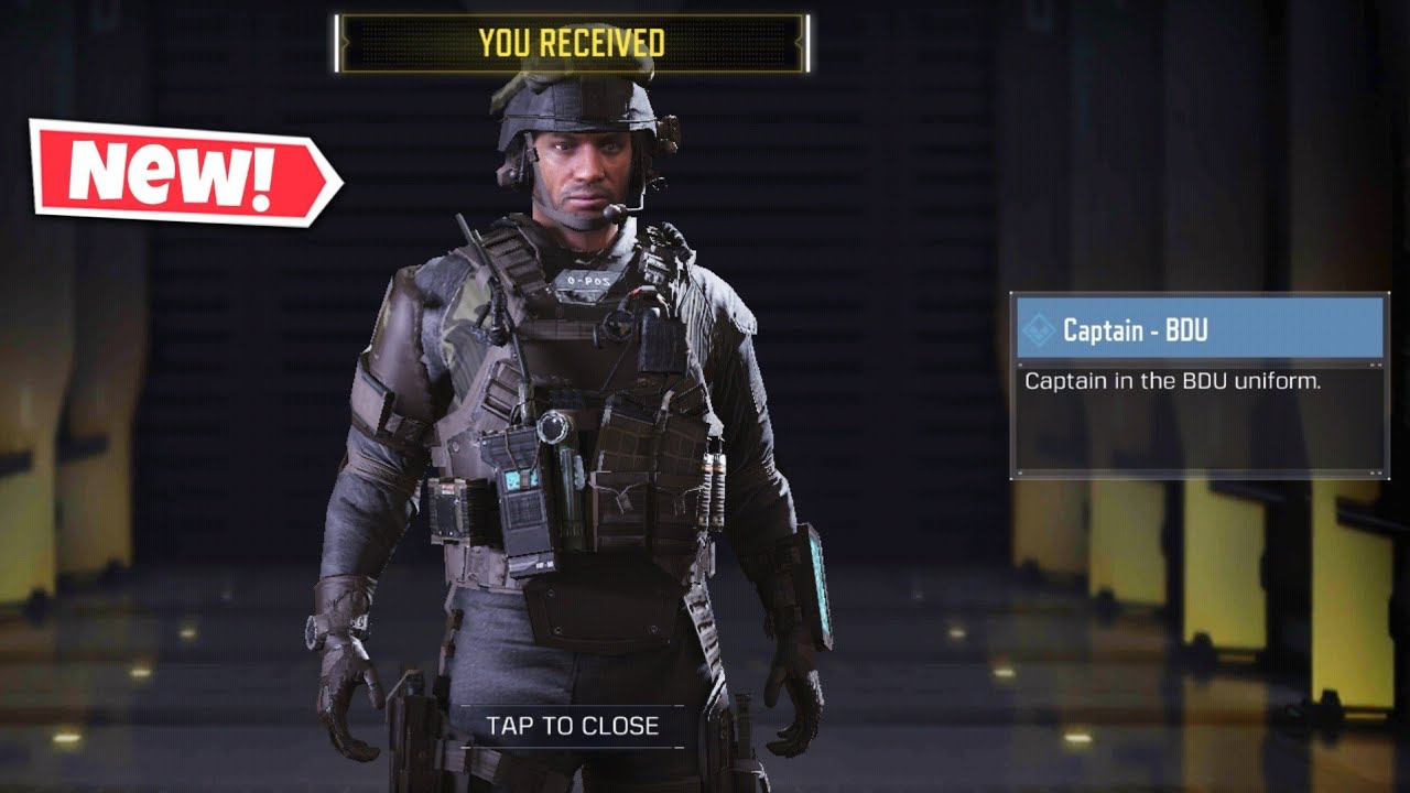 How to Get Captain - BDU in COD Mobile | How to Unlock Captain - BDU ...