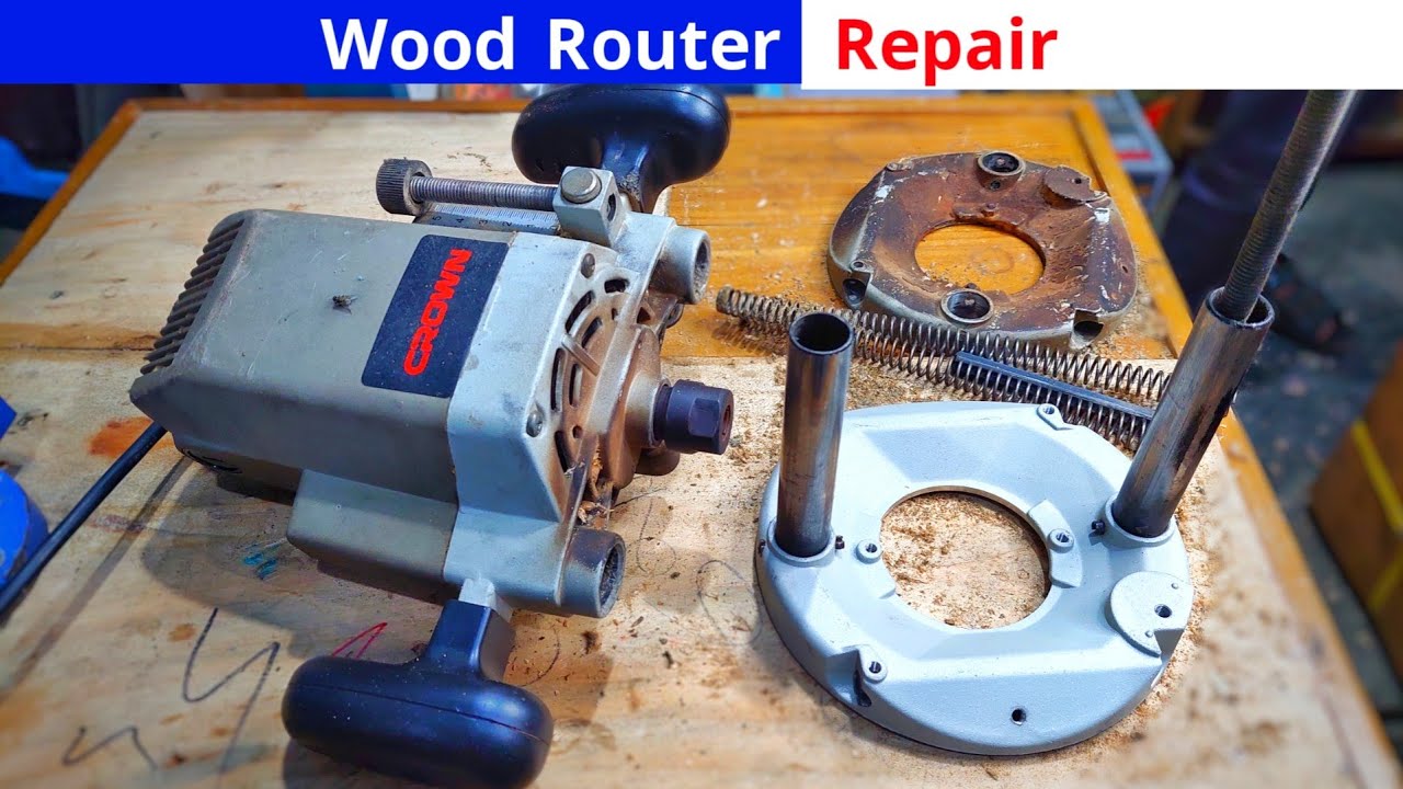 Crown Router Machine Repair | Wood Router Repair | Crown router Ct11021 ...