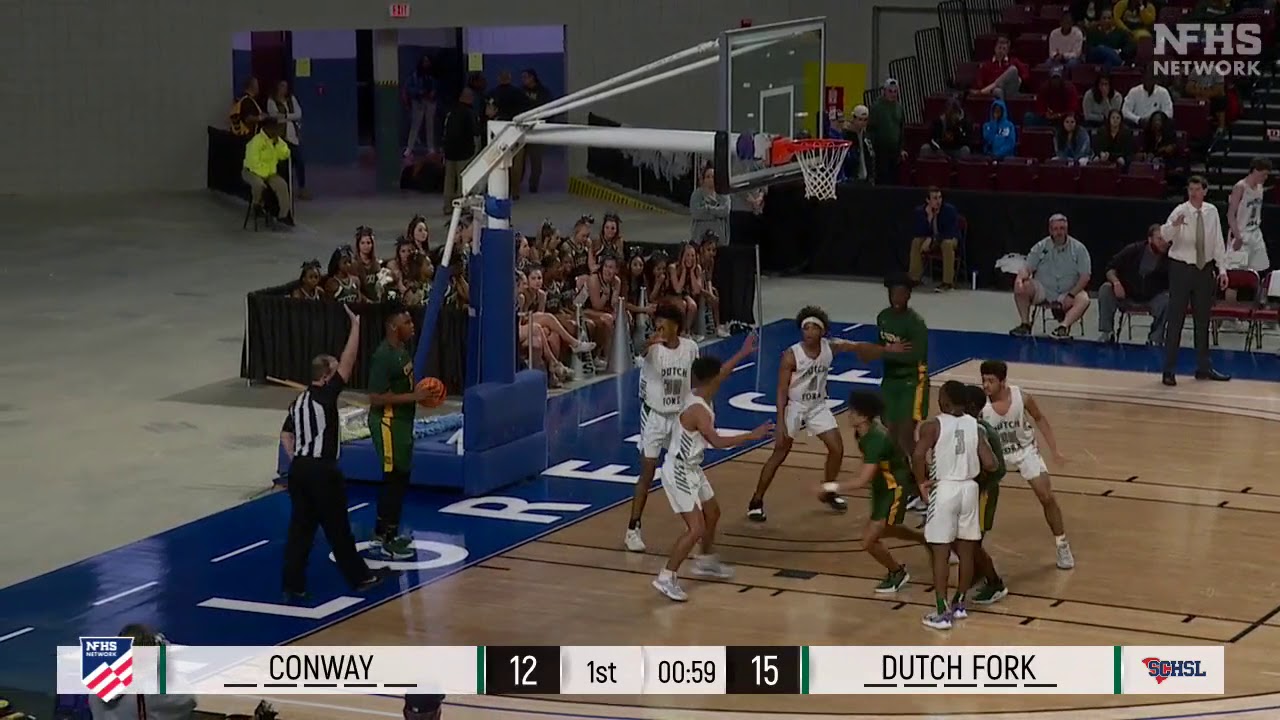 2020 Dutch Fork vs Conway Basketball 5A Lower State Championship - YouTube