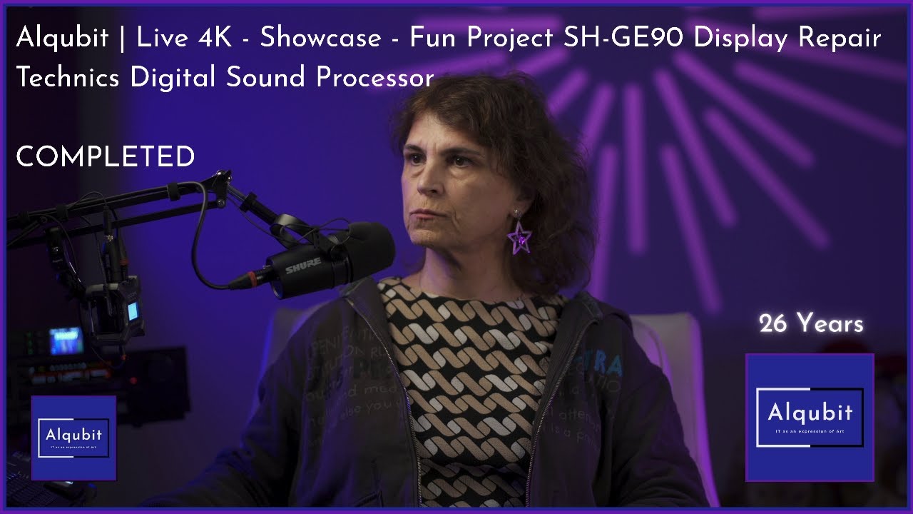 Alqubit | Live 4K - Showcase - Fun Project Technics DSP SH-GE90 Repair ...
