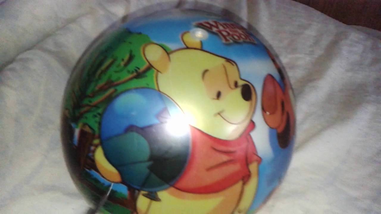 Winnie the pooh ball popping - YouTube