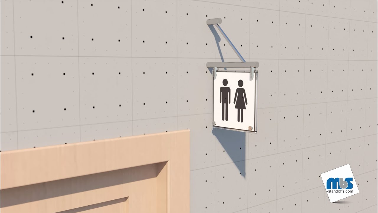 How To: Flag Sign from Mbs-Standoffs - YouTube