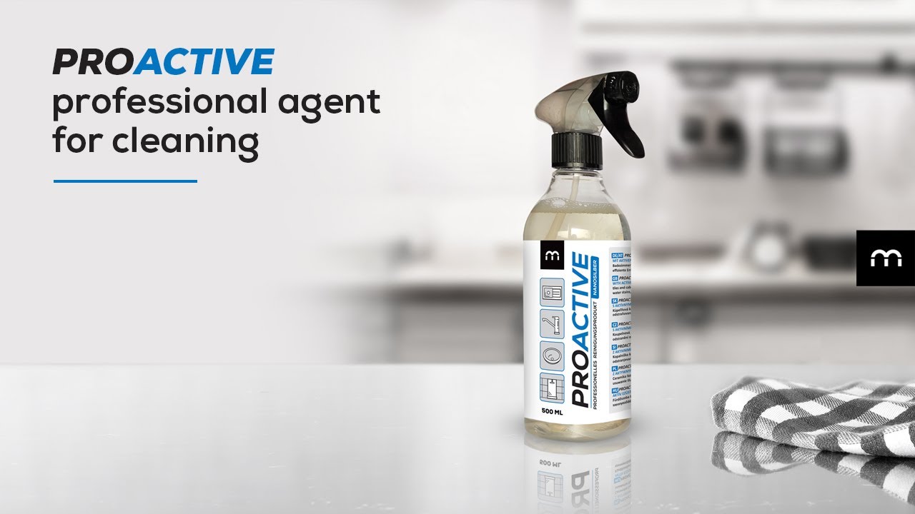 PROACTIVE - professional agent for cleaning - YouTube