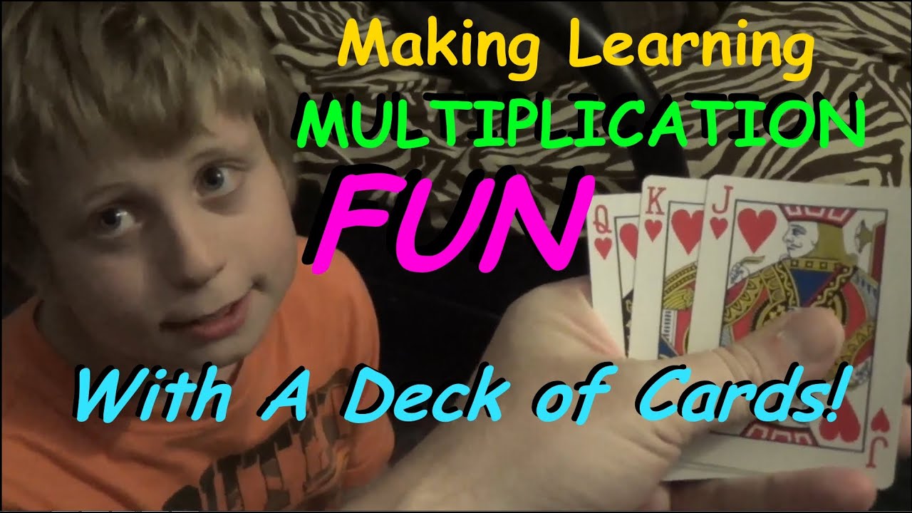 How To Make Learning Multiplication FUN & EASY With A Deck of Cards ...