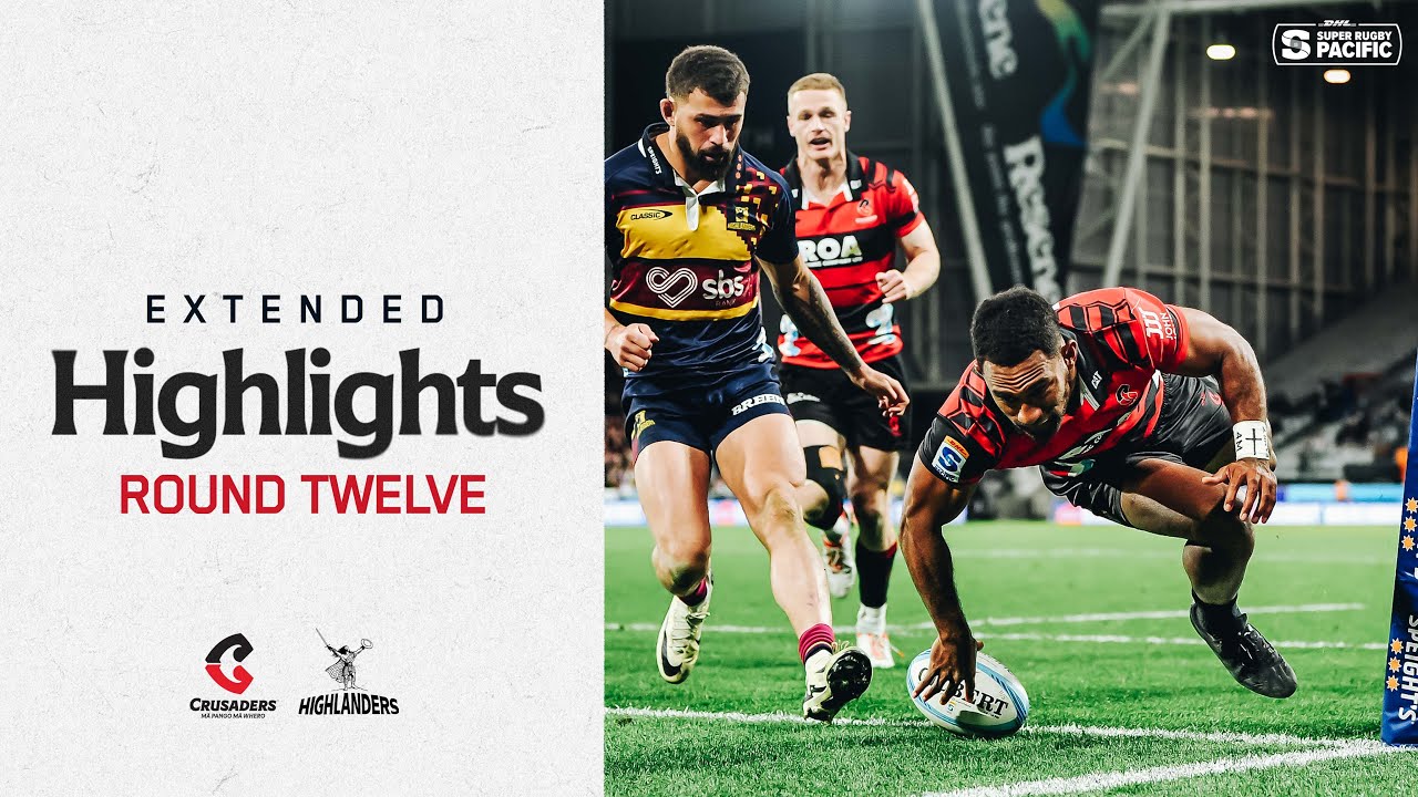 Round 12 | Crusaders v Highlanders | Highlights 2024 - YouTube