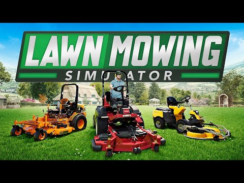 Lawn Mowing Simulator teaser mowing sim business management game set in ...