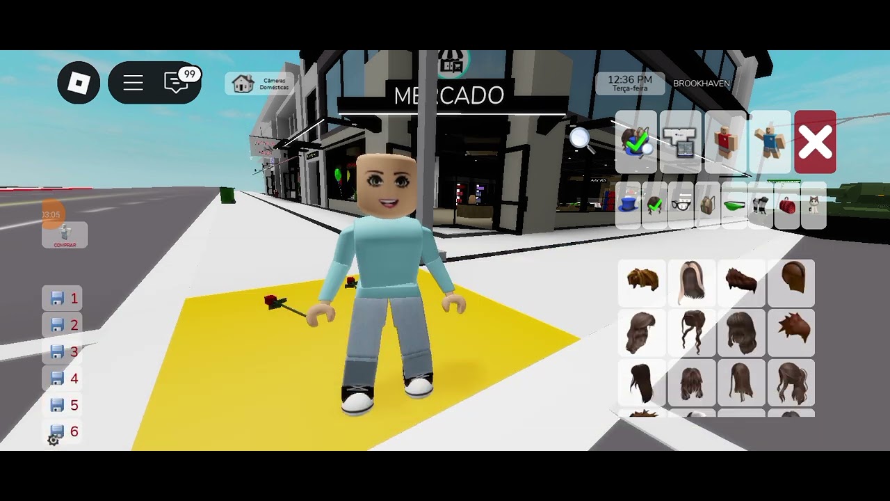 como virar a zaze blox no brookhaven e uma skin no brookhaven - YouTube