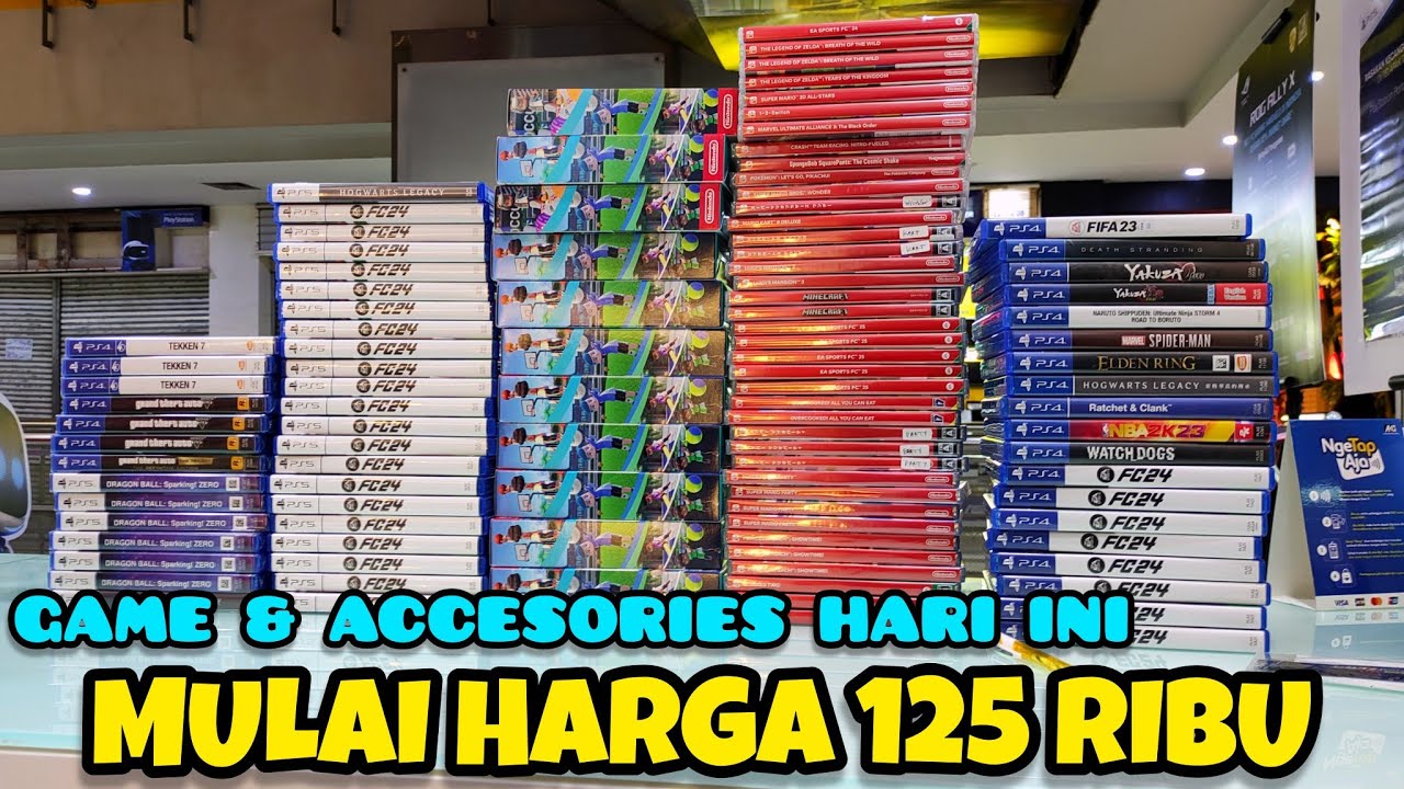 MULAI DENGAN HARGA 125RIBU BISA DAPET GAME ORIGINAL PS4 PS5 NINTENDO DI ...