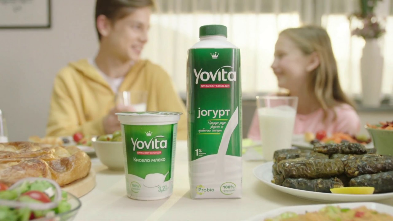 YOVITA, 100% ПРИРОДЕН ЈОГУРТ ЗА ВИТАЛНОСТ СЕКОЈ ДЕН! - YouTube