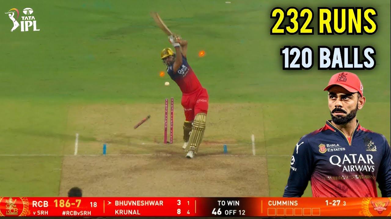 RCB vs SRH Yesterday IPL Match Highlights 2025,yesterday match ...