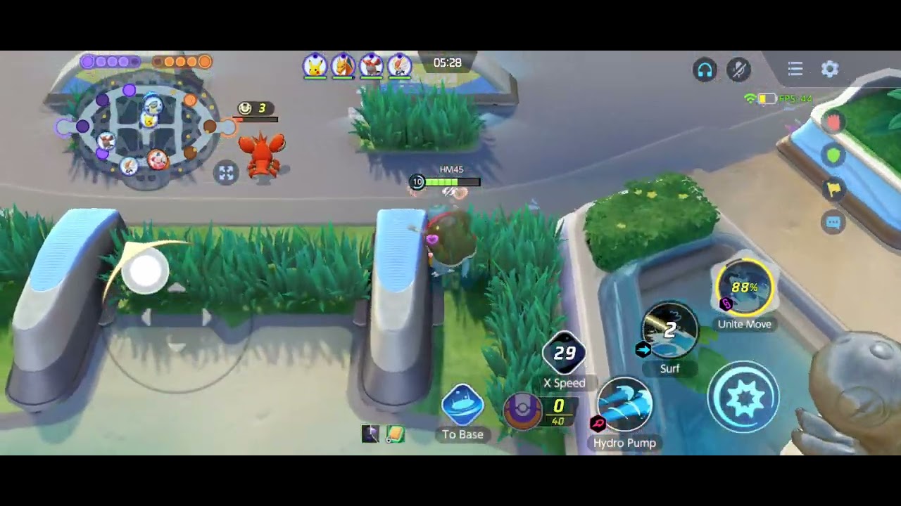 Pokemon Unite! HM45 Blastoise Trainer team wins at Remoat stadium! 637 ...