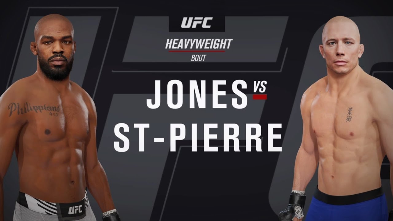 Jon Jones vs George St-Pierre: UFC 4 - YouTube