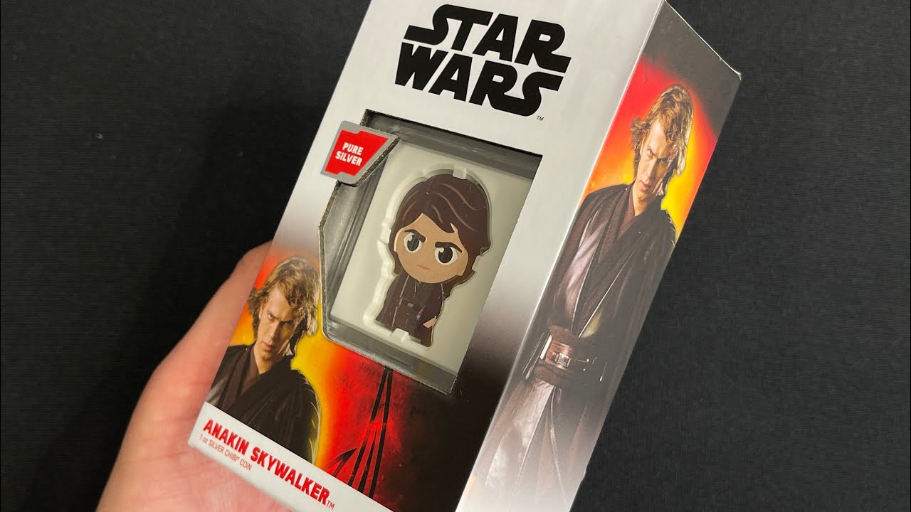 Star Wars™ Anakin Skywalker™ 1oz Silver Chibi® Coin - YouTube