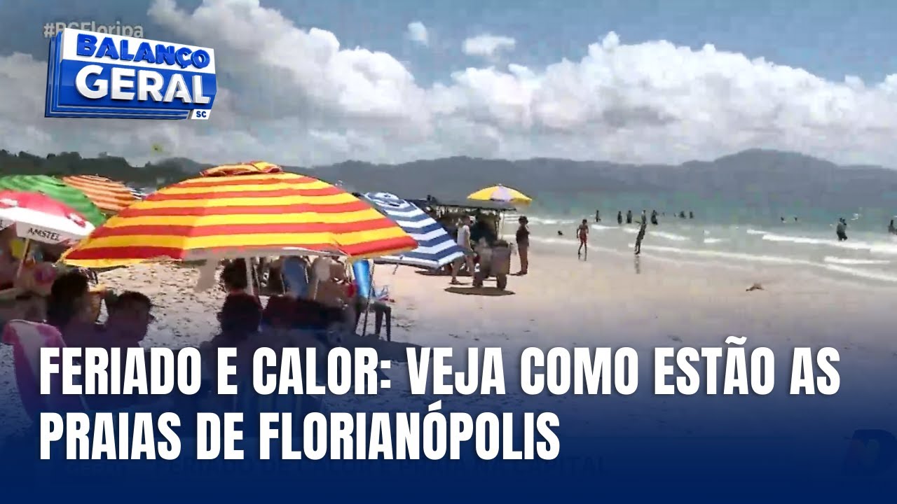 Praia lotada em Florianópolis: como está o movimento neste feriado de ...