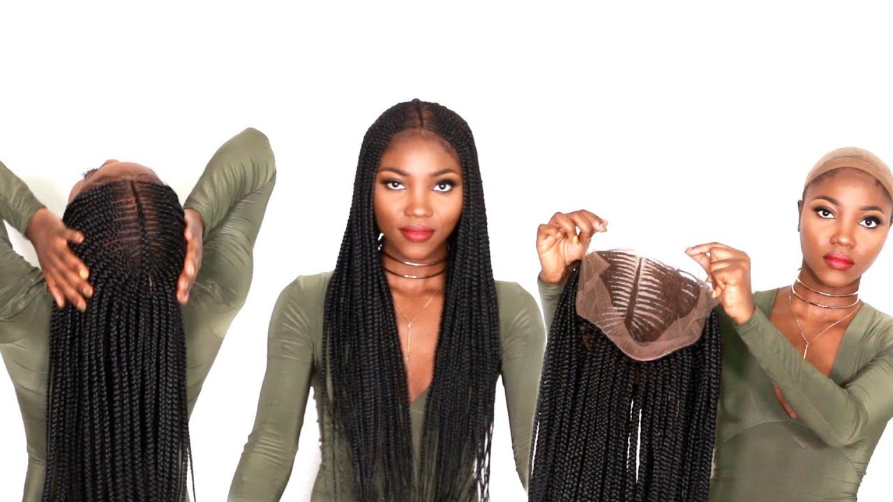Three Layer Tribal Braided Cornrow Wig - Braids In 5mins - Mosé Luxe ...