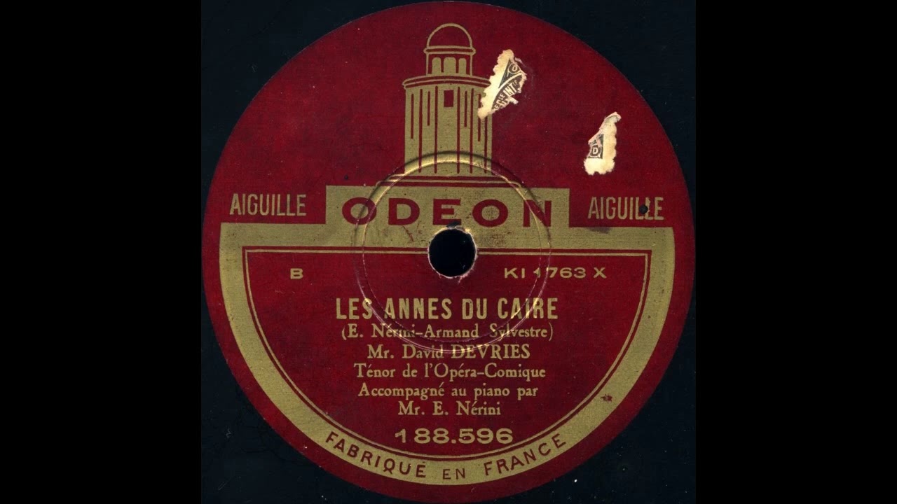 David Devriès - Les annes de Caire (Nérini) - YouTube