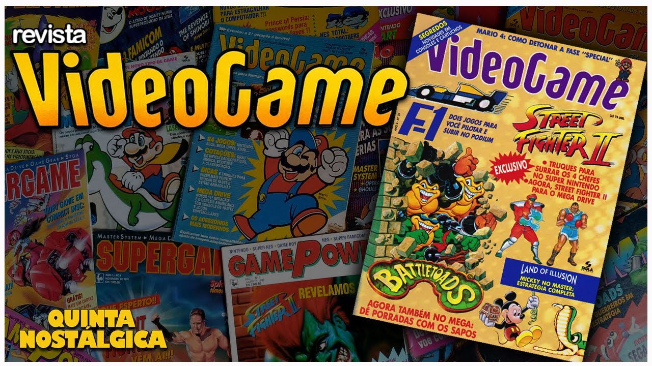 Revista Videogame Nº 26 - Quinta Nostálgica (Leitura de revista) - YouTube