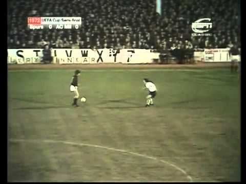 Tottenham Milan 2 1, 5 aprile 1972, andata semifinali Coppa Uefa