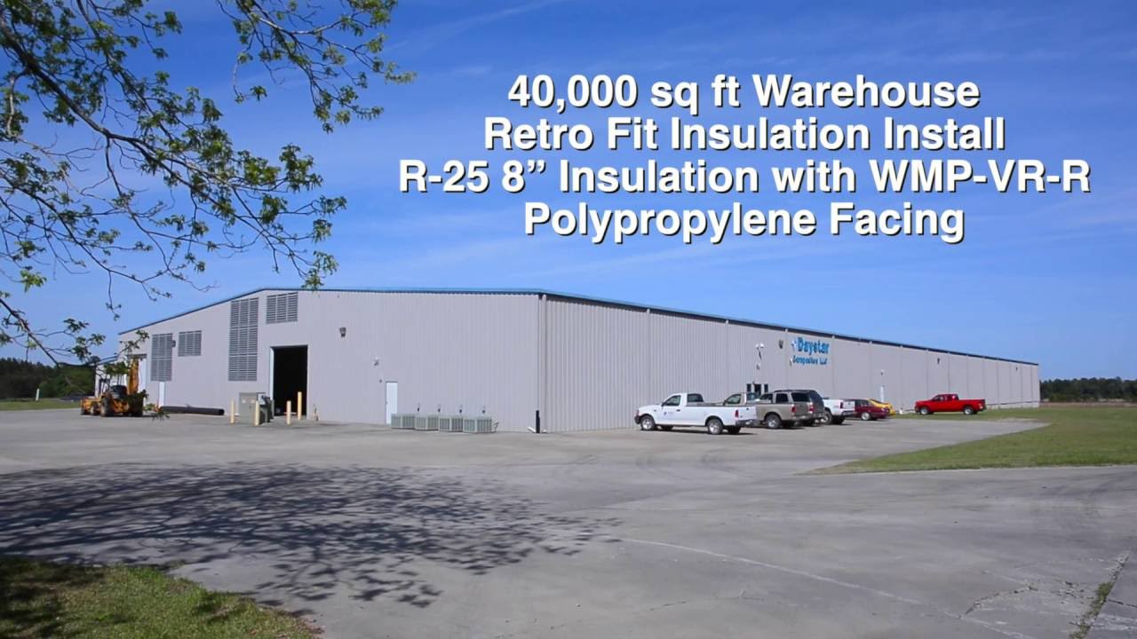 Warehouse Insulation Install - Time Lapse - Patterson Georgia - YouTube