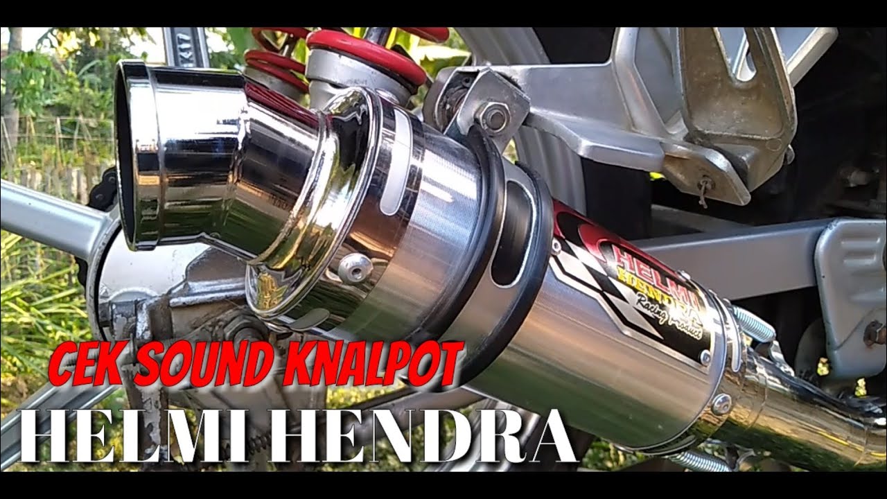 Suara Knalpot HELMI HENDRA Di Motor Revo - YouTube